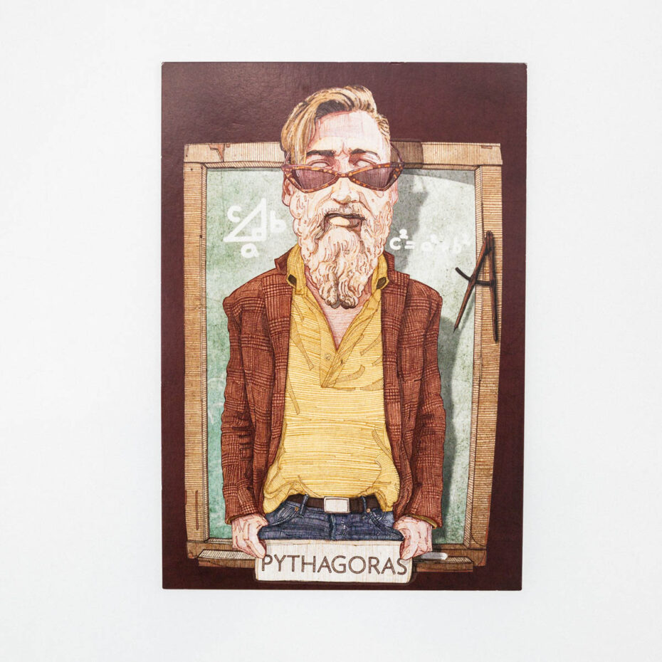 poster- philosopher sokrates -greek history