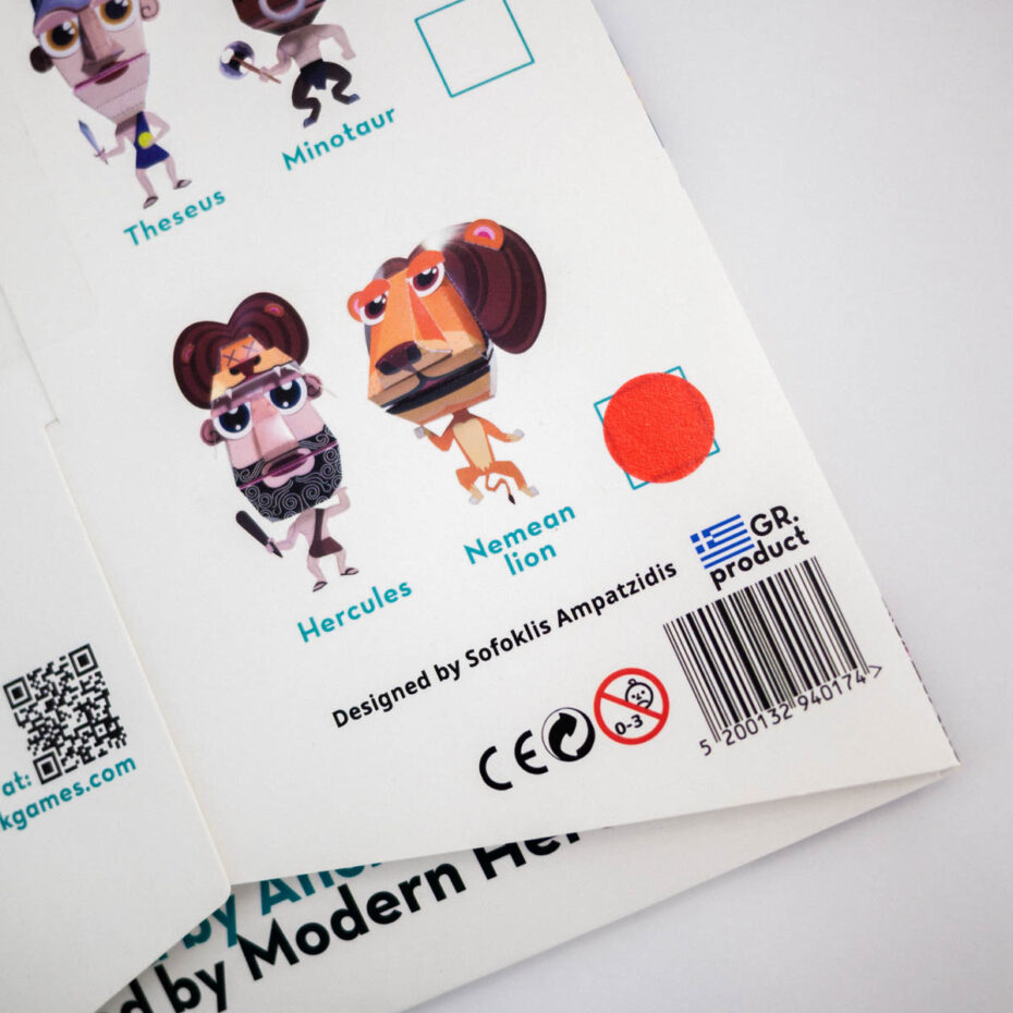 paper hand puppets- greek mythology- education board games